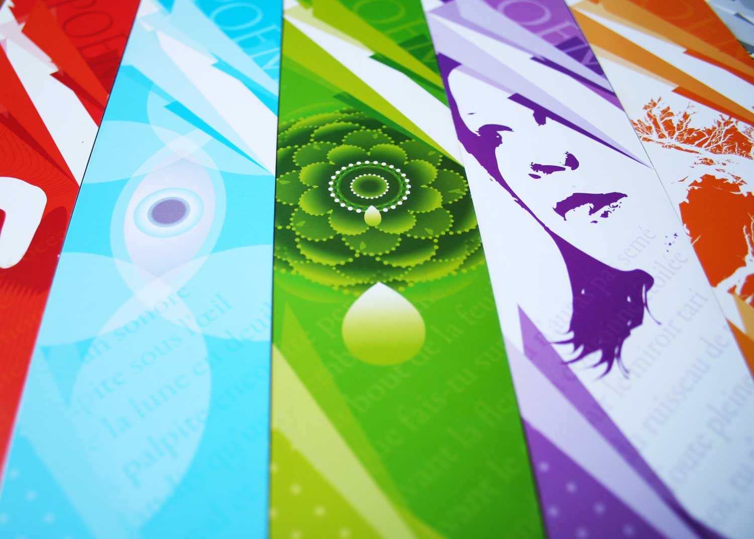 Bibliothèque de Besançon | Marque-pages | Graphiste Besançon • Silvia ...